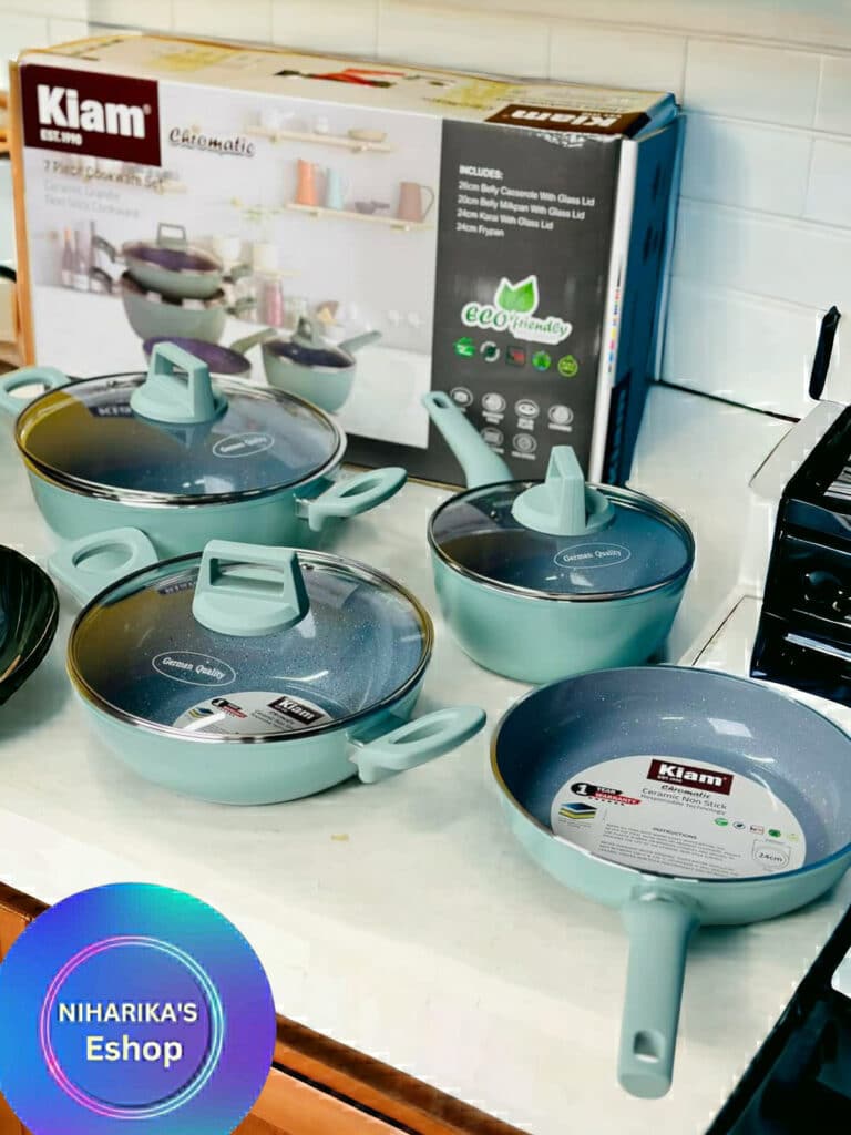 buy Kiam Die-Casting 7 Set Non-Stick Pan